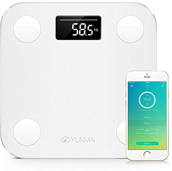 Retourdeal: Yunmai Mini Smart Scale – 10 Metingen & Bluetooth ...